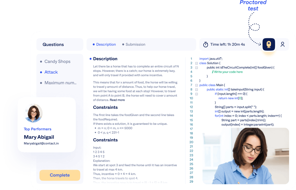 #1 Online Tech Assessment Platform